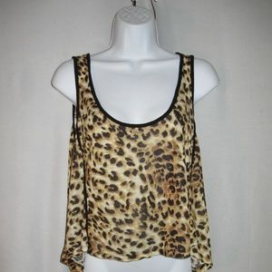 Sparkle & Fade | Tops | Uo Sparkle Fade Leopard Print Crop Top | Poshmark